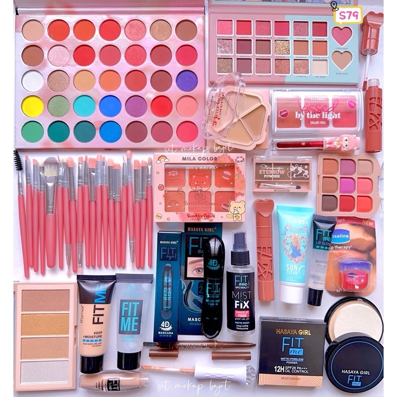 SET MEKAP S79 😍😍 SUPER DUPER WOWW ‼️ ITEM LENGKAP UNTUK MEKAP 😍😍 ...
