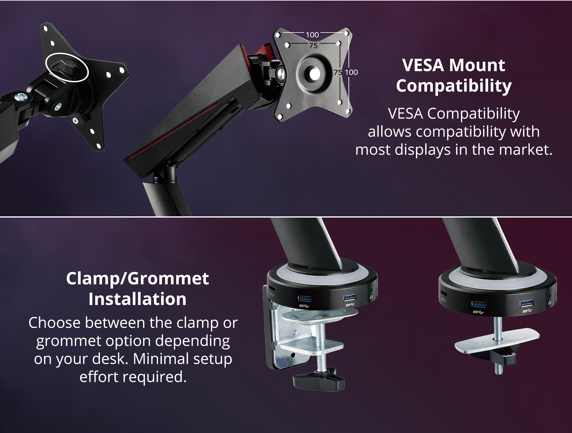 PRISM+ Arc Neo Single Monitor VESA RGB Monitor Arm | Shopee Malaysia