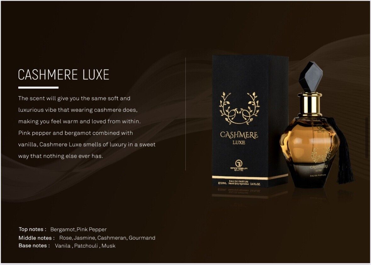 Cashmere Luxe Fragrance Grandeur Elite Eau de Parfum For Her 100ml 3.4oz Women | Shopee Malaysia