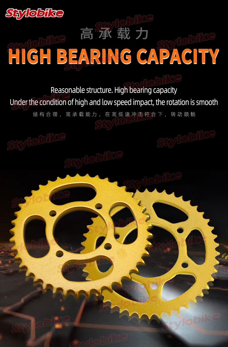 428 Sprocket Set Chain Racing Sprocket 14T 15T 39T 41T 43T 45T Spocket ...