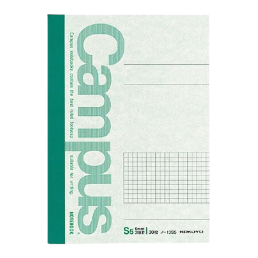 Kokuyo Campus Notebook Special Ruled B5 A4 Grid, English Practice ...