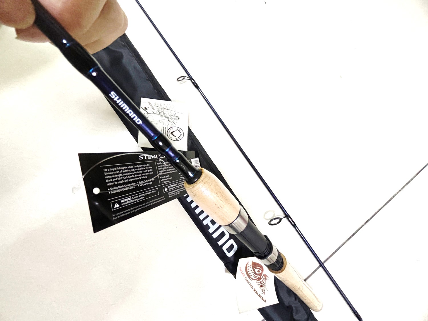 SHIMANO STIMULA S60MC S60ML2S S662ML2C Spinning Fishing Rod Joran, PVC ...