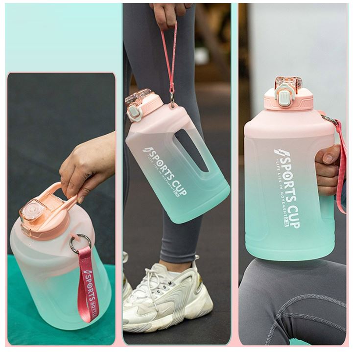 Oversized Sports Water Bottle Fitness Sport Gym Water Botol with BPA ...