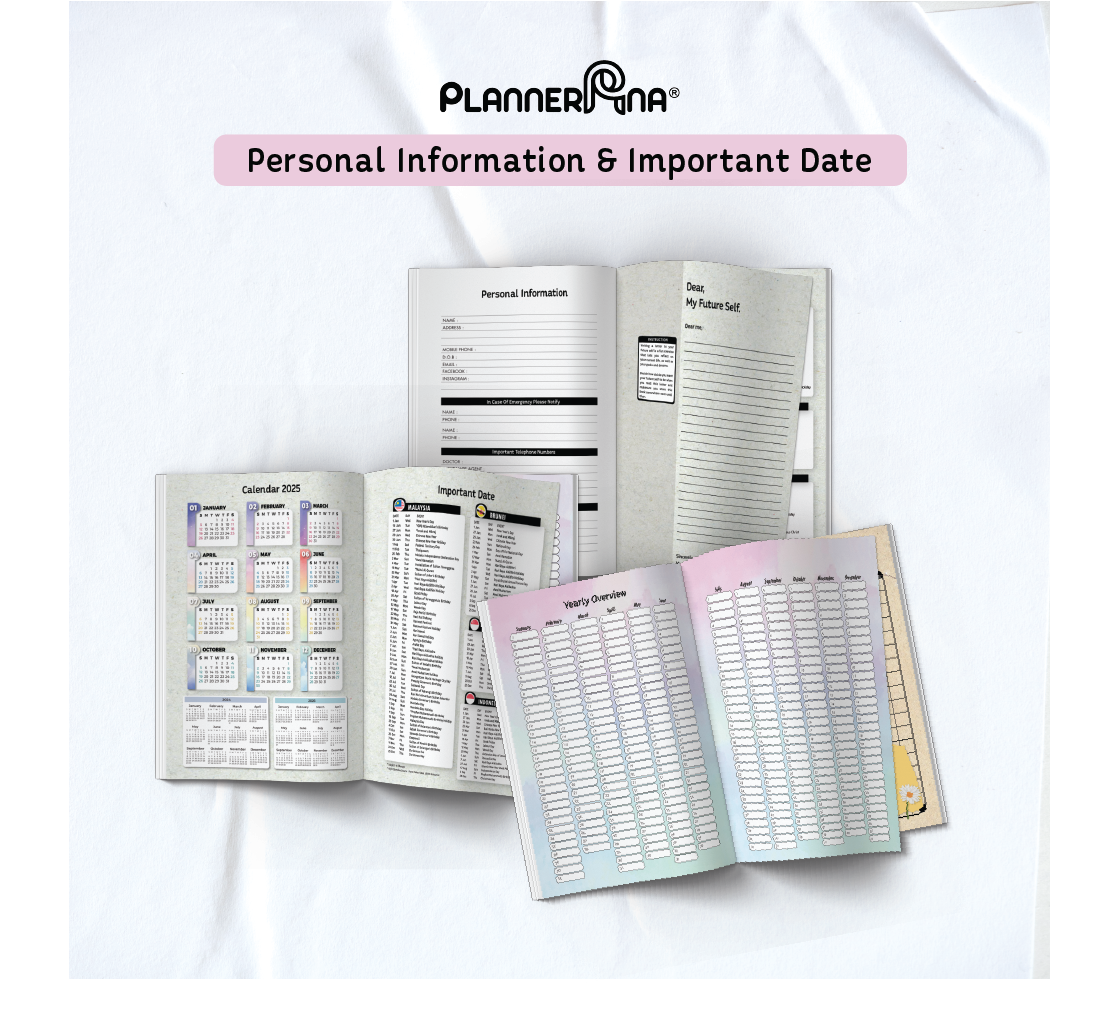 Planner 2026 A5 Planner Ana planner notebook yearly weekly monthly ...