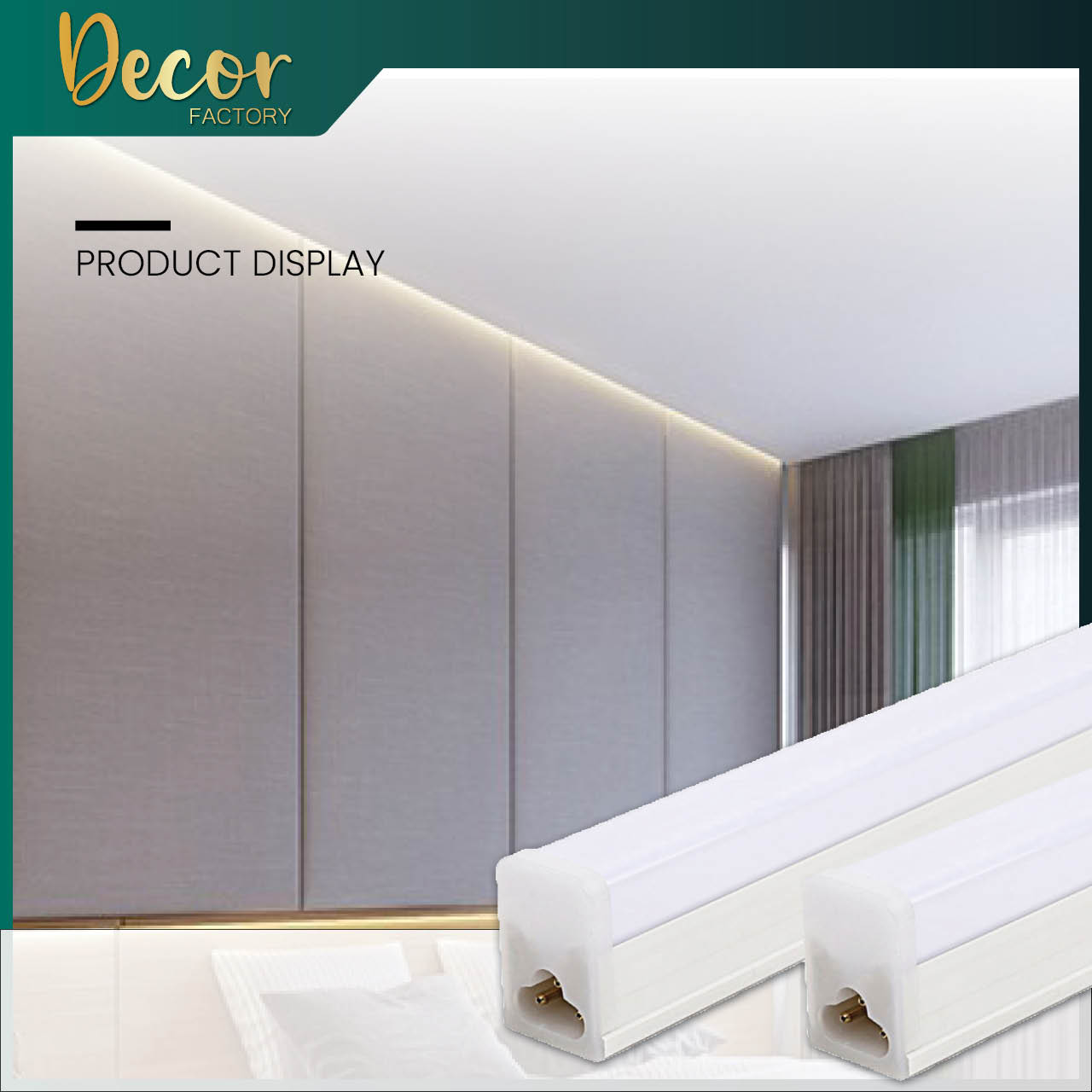 [3 Years Warranty] PREMIUM LED T5 Tube Light Ceiling Strip Lighting T5 ...