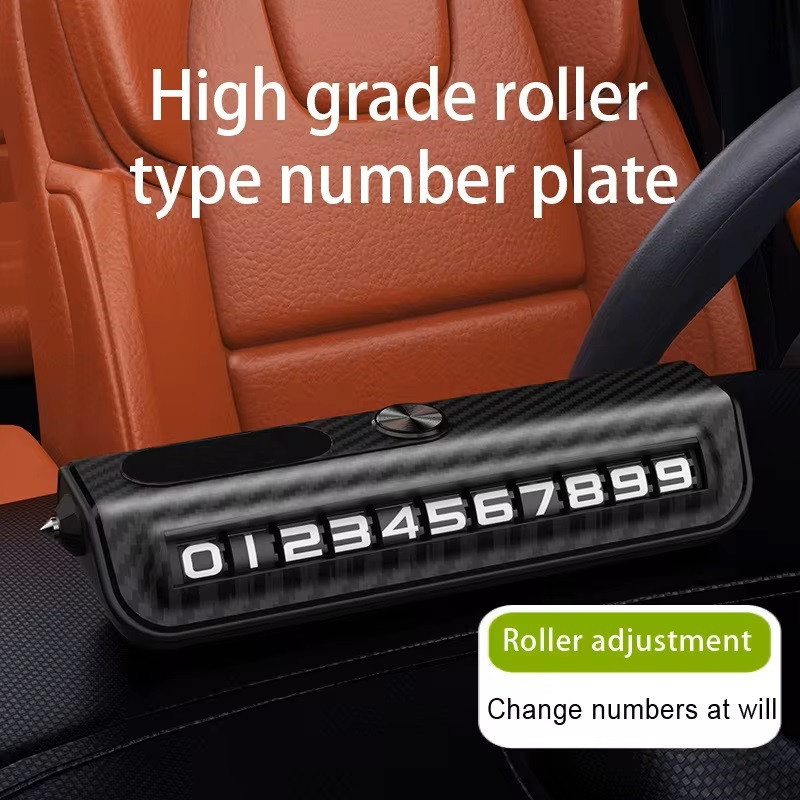 2in1 Car Emergency Temporary Parking Phone Number Display + Window ...
