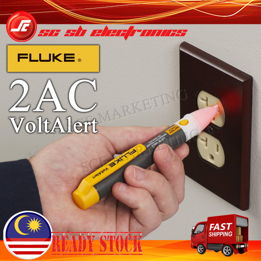 FLUKE VOLTAGE DETECTOR PEN / VOLTALERT WITH SOUND / NON-CONTACT VOLTAGE ...