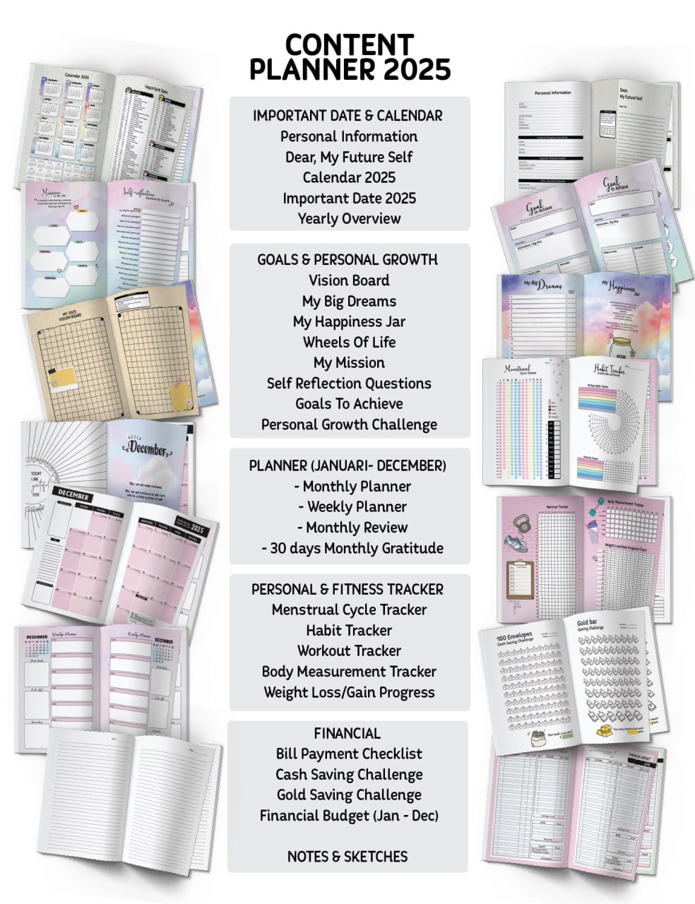 Planner 2025 Planner Ana RING EDITION Planner book 2025 | Shopee Malaysia