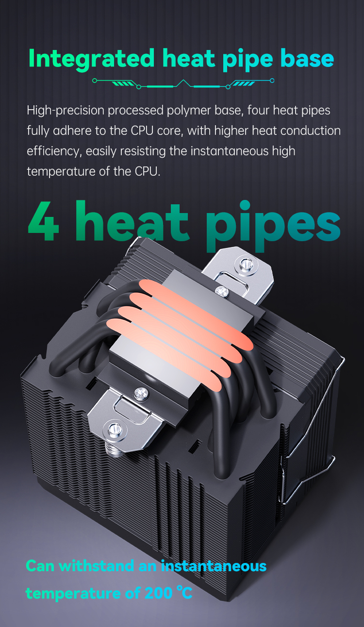 Snowman MX94-V3 Black White ( ARGB ) 9CM Tower CPU Cooler Heatsink ...