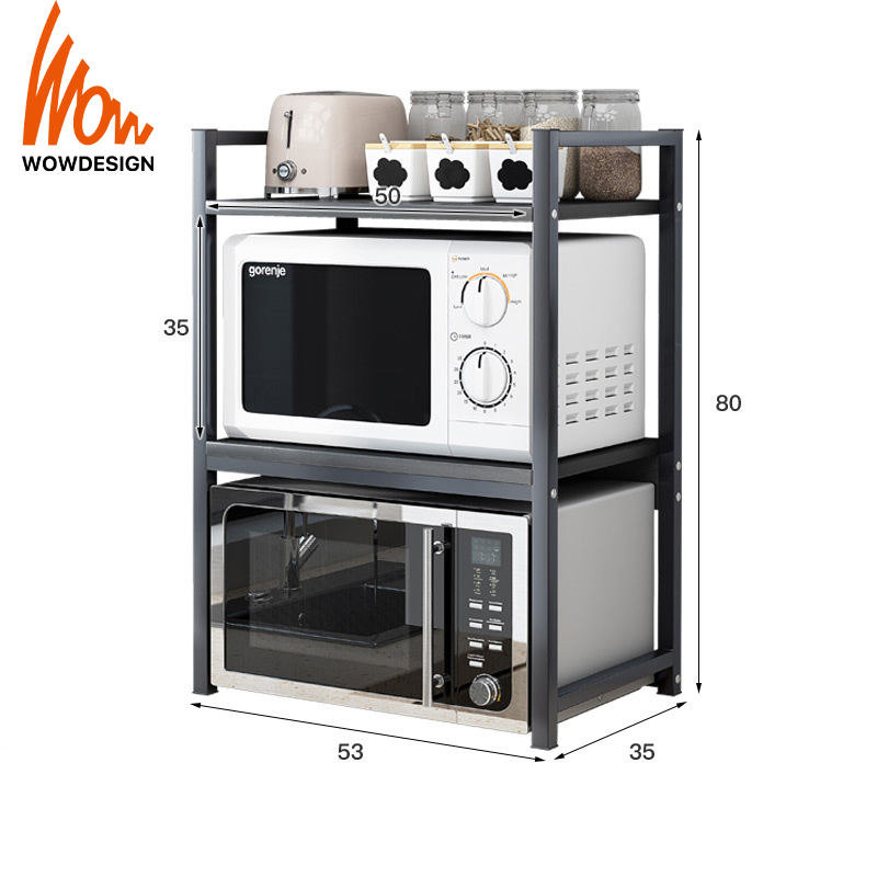 Microwave Rack Oven Rack Kitchen Storage Rack Kitchen Organizer Rak ...