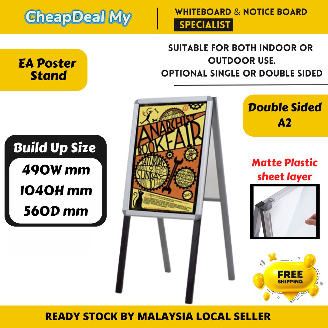 papan maklumat/ A1 A2 EA poster stand/menu stand/display stand/info ...