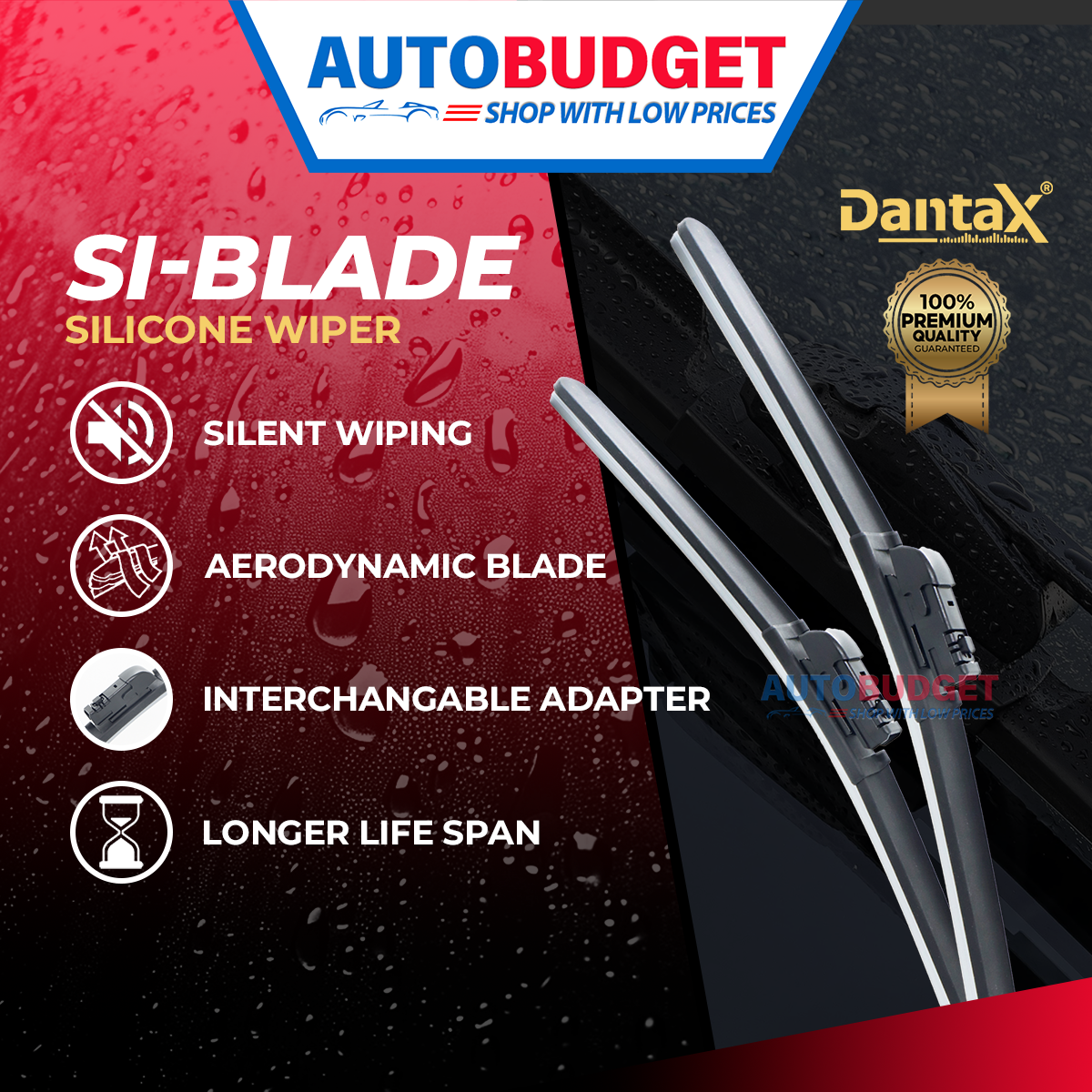 Proton X50 2020-2024 Car Wiper 24"+16" Dantax Ultra AeroTwin Windshield ...