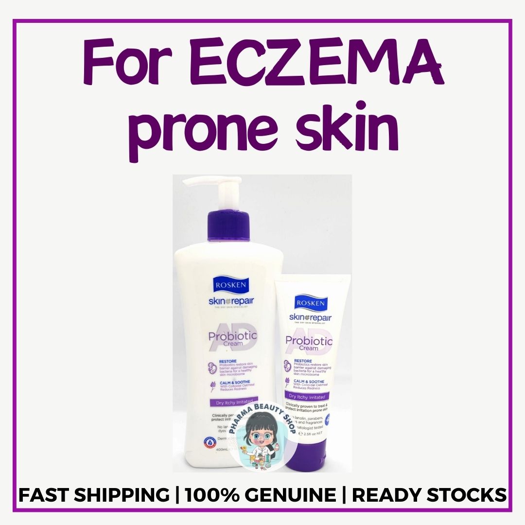 Rosken Skin Repair AD Probiotic Cream Range 75ml/ 400ml (SUITABLE FOR ...