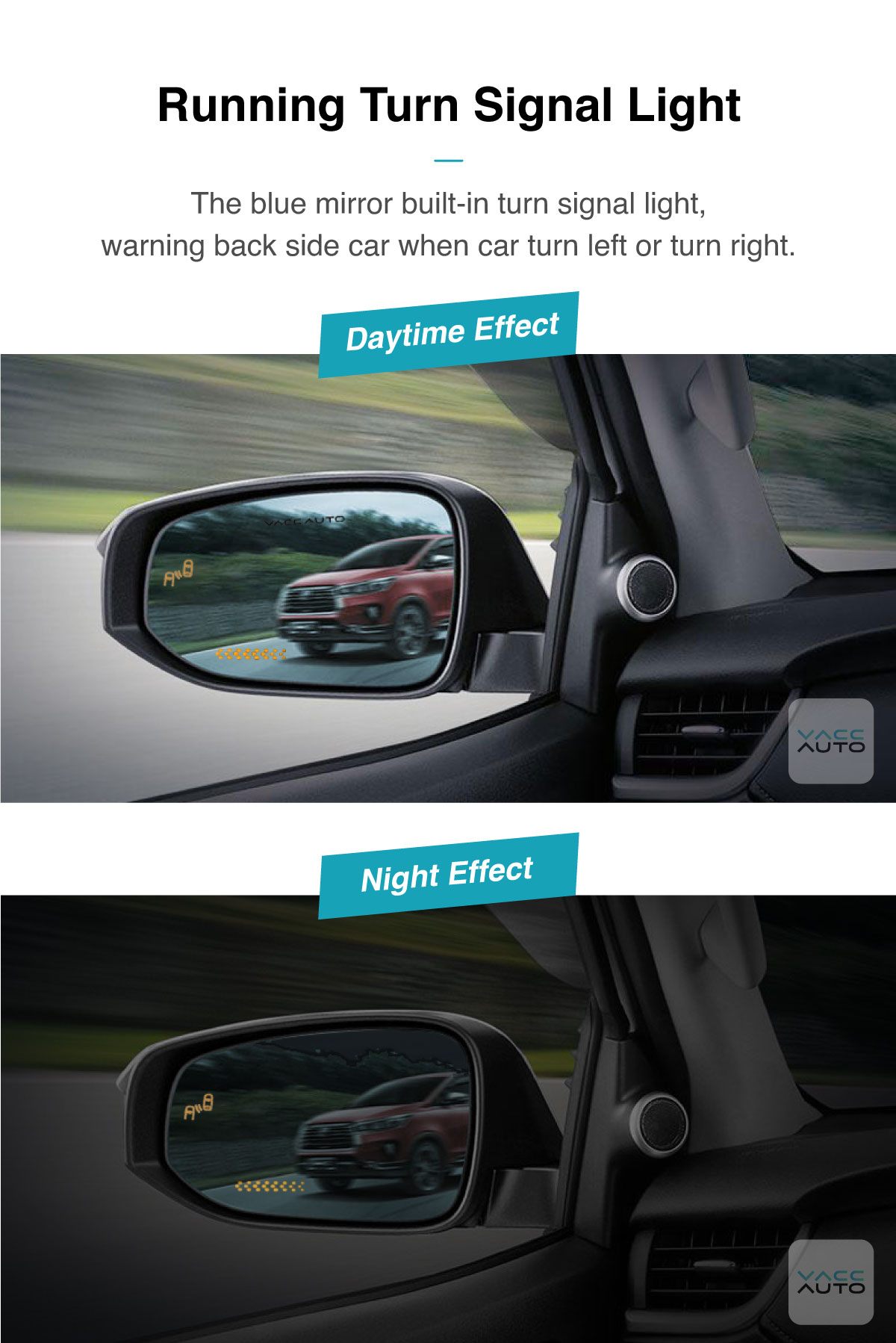 Honda CR-V RW CRV G5 2017-2023 5th Gen BSM Blue Mirror with LED Signal ...