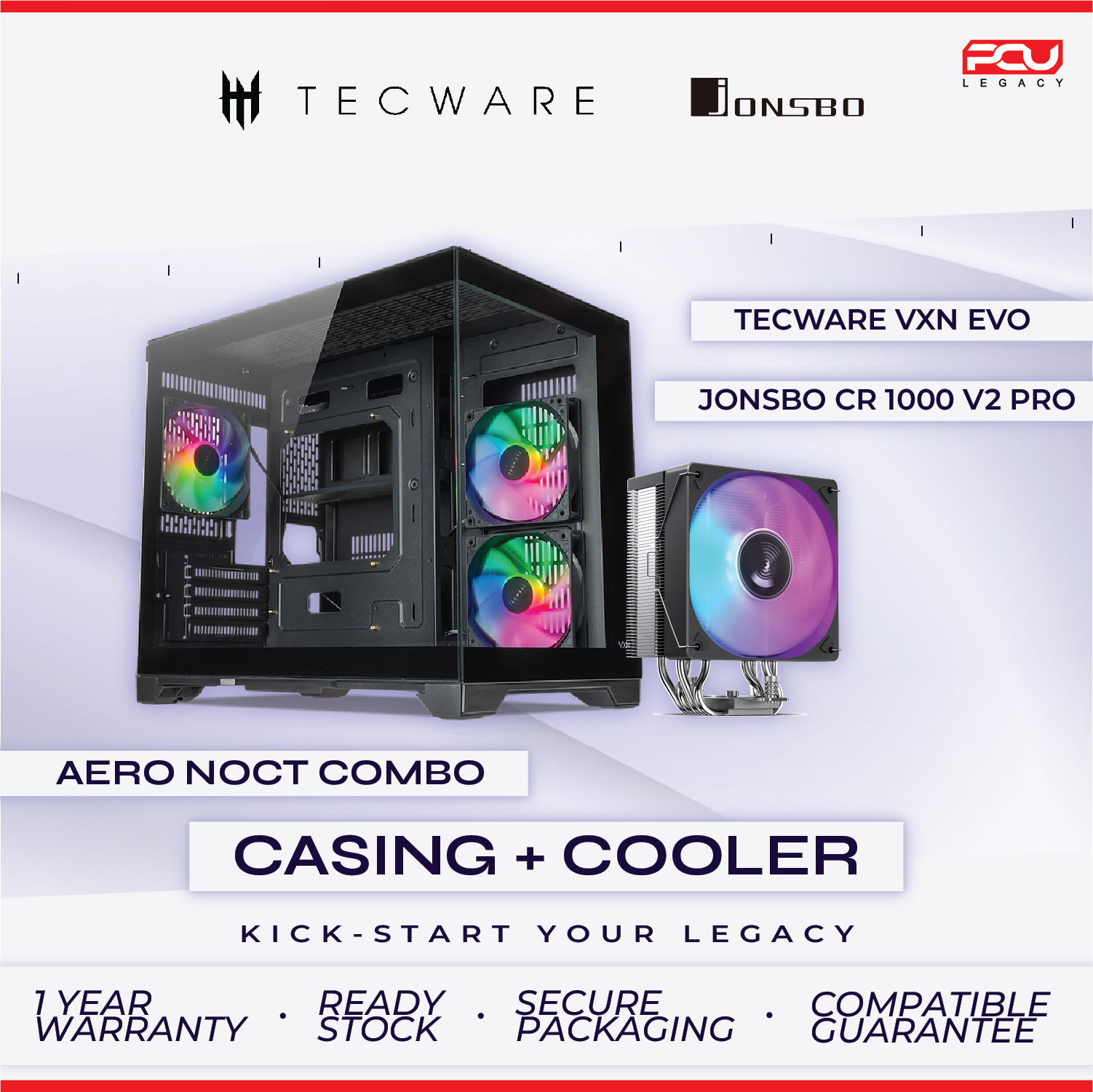 # PC ULTIMATE LEGACY # CASING + COOLER COMBO #AIR COOLER #AIO COOLER # ...