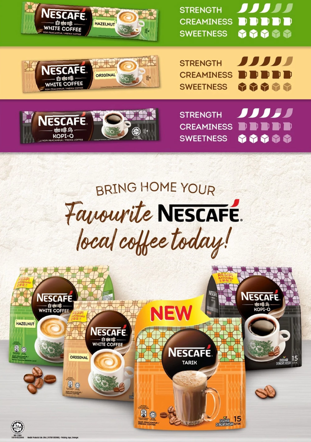 NESCAFE Tarik 15 x 32g | Shopee Malaysia