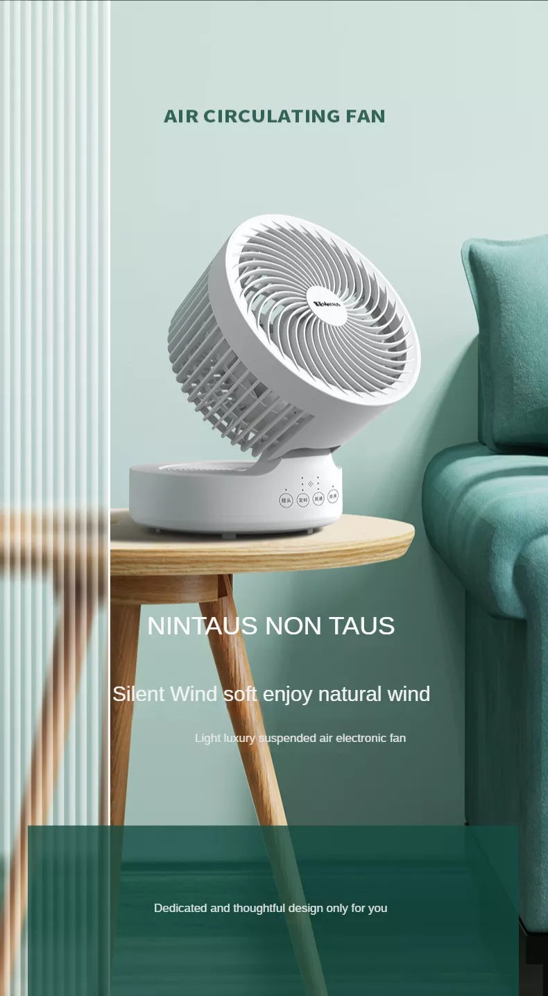 HGV Air Circulation Fan with Remote Control Desktop Fan Silence ...