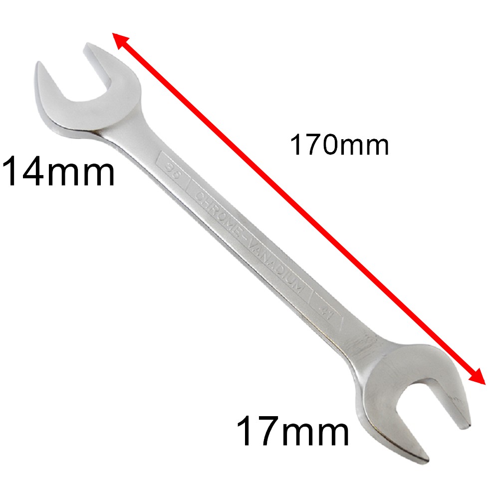 TRENY 8-17mm Double Ended Open Spanner Spana Spanar Wrench 开口扳手 Loose ...