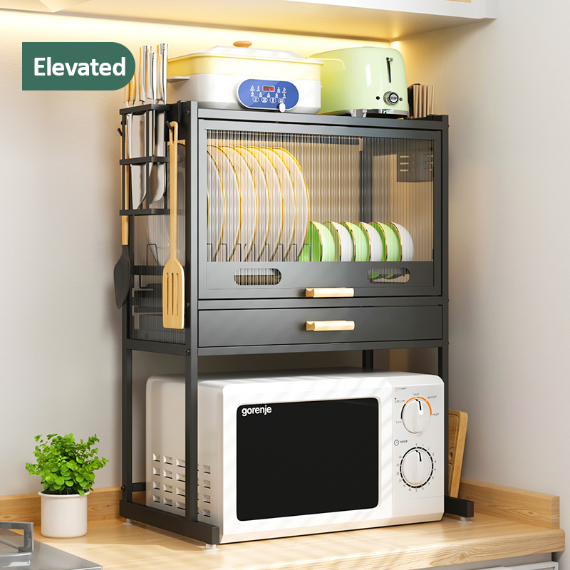 GSlife 2/3 Tier Dish Drying Rack Rak Pinggan Mangkuk Dish Rack with ...