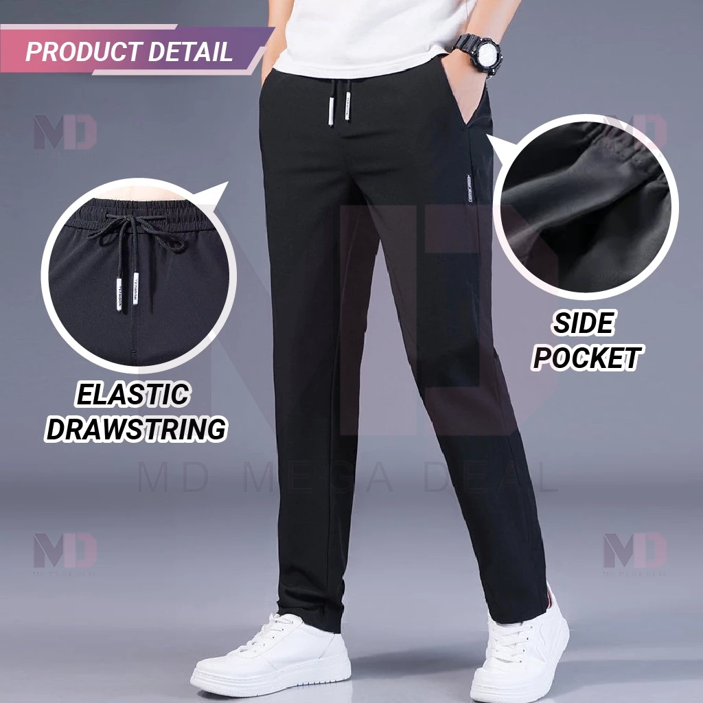 《Mega Deal》Men Casual Pants Man Long Pants Sports Wear Seluar Lelaki ...