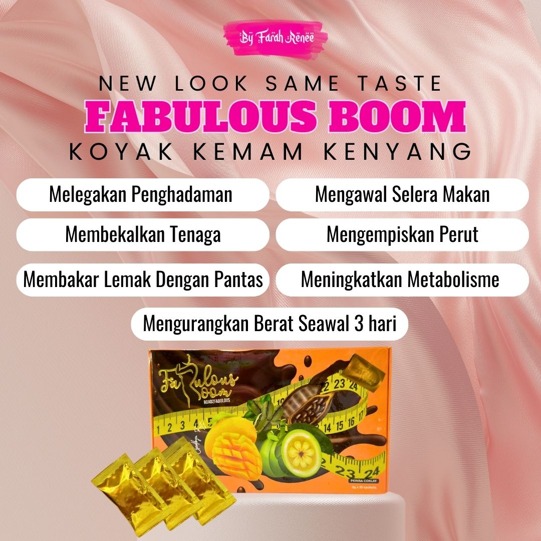 COMBO FabulousBoom Fabulous Toxxx Original HQ Nak Kurus Bakar Lemak ...