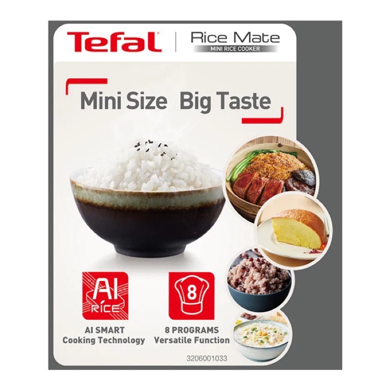 [Free bubble Wrapping]Tefal RK5151 Mini Fuzzy Logic Rice Cooker 0.7L ...