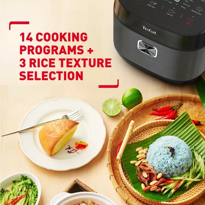 Tefal Delirice Plus Rice Cooker 1.8L (10 Cups)RK776B RK776B65 14 ...
