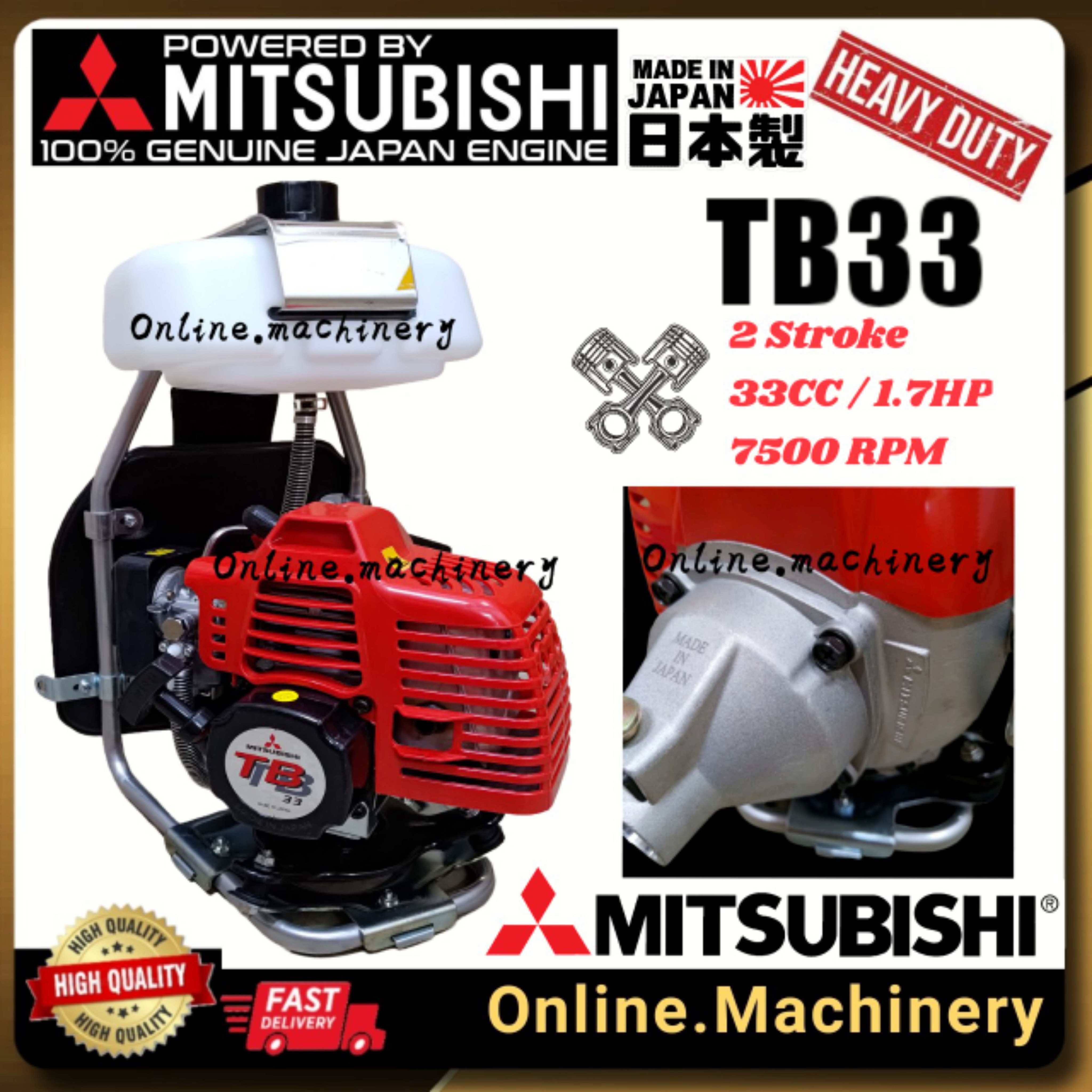 MITSUBISHI TB33 100% Original [Made In Japan] TK Carburetor Engine 33CC ...