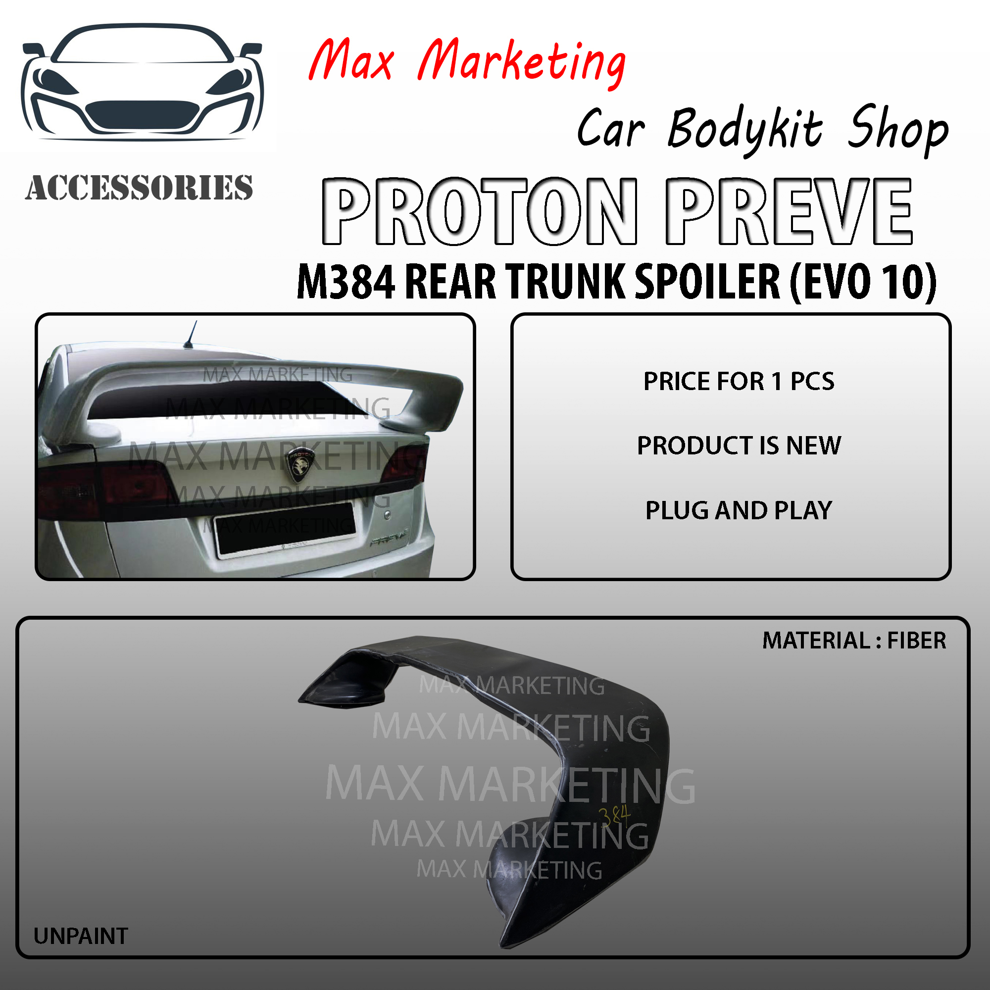 PROTON PREVE SPOILER (EVO 10) | Shopee Malaysia