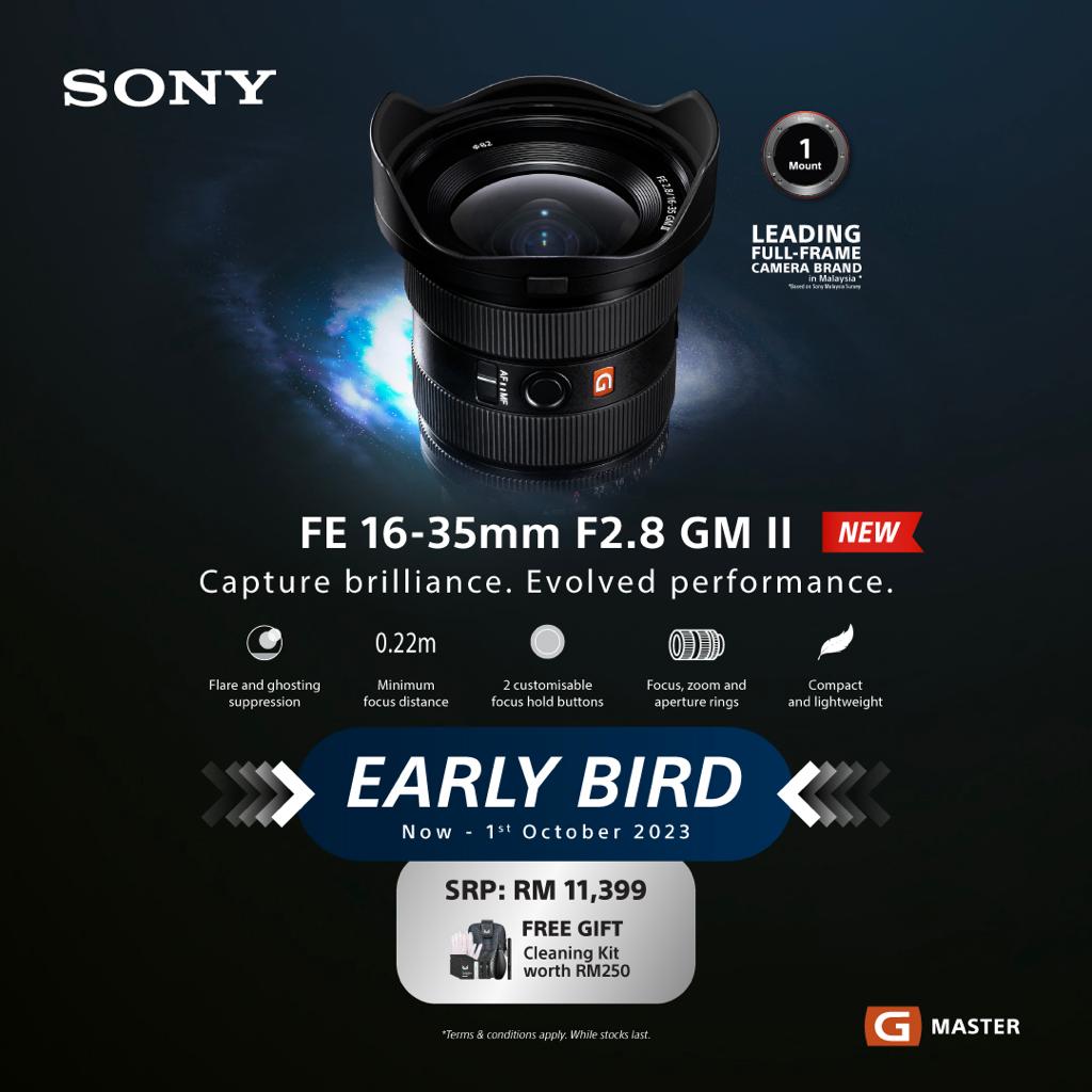 Sony FE 16-35mm F2.8 GM II Lens - SEL1635GM2 ( 1+1 Year Sony Malaysia ...