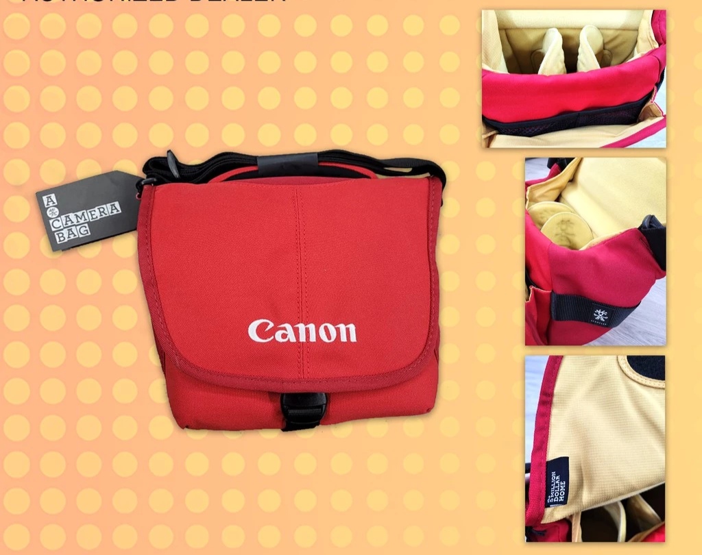 Canon X Crumpler Digital Slr DSLR Camera Sling Bag 5 Million Dollar ...