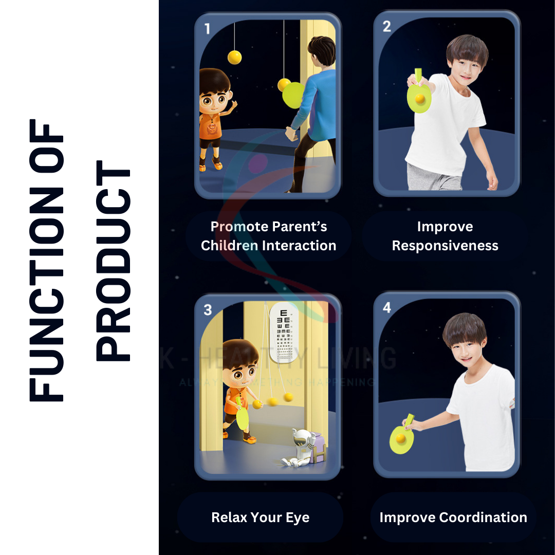 【READY STOCK】Kids Indoor Sports Game Ping Pong Toy Hanging Table Tennis ...