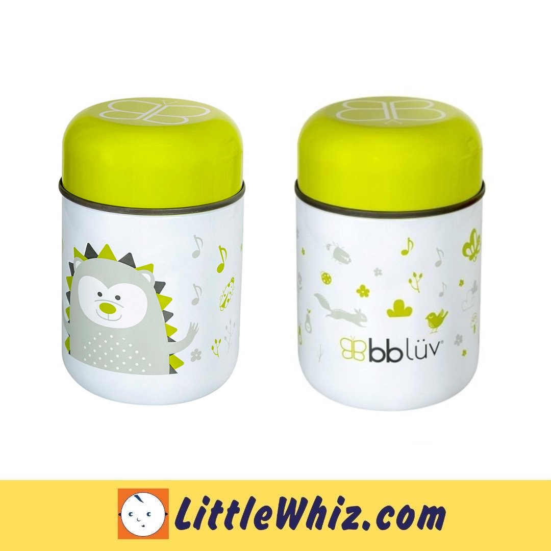Bbluv: Food – Insulated Food Container With Bowl & Spoon | Food Jar ...