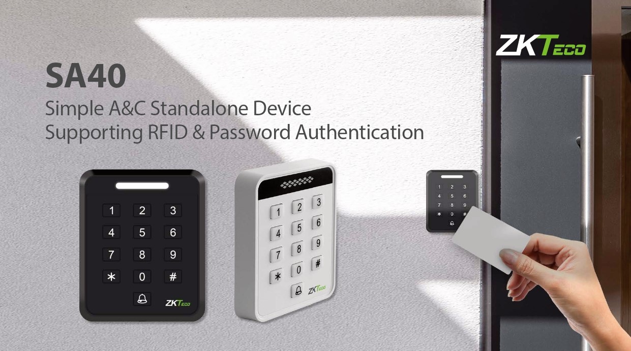 ZKTECO Standalone Door Access Keypad Reader Control Terminal 125KHz EM ...