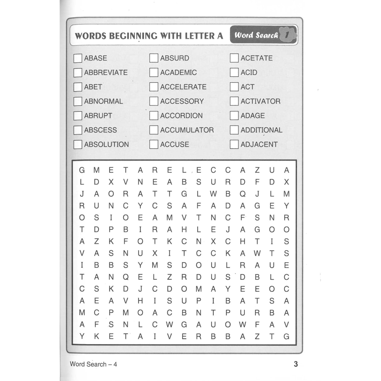 REMARKABLE BRAIN TEASER WORD SEARCH BOOK 1 2 3 4 - CARI KATA VERSION ...