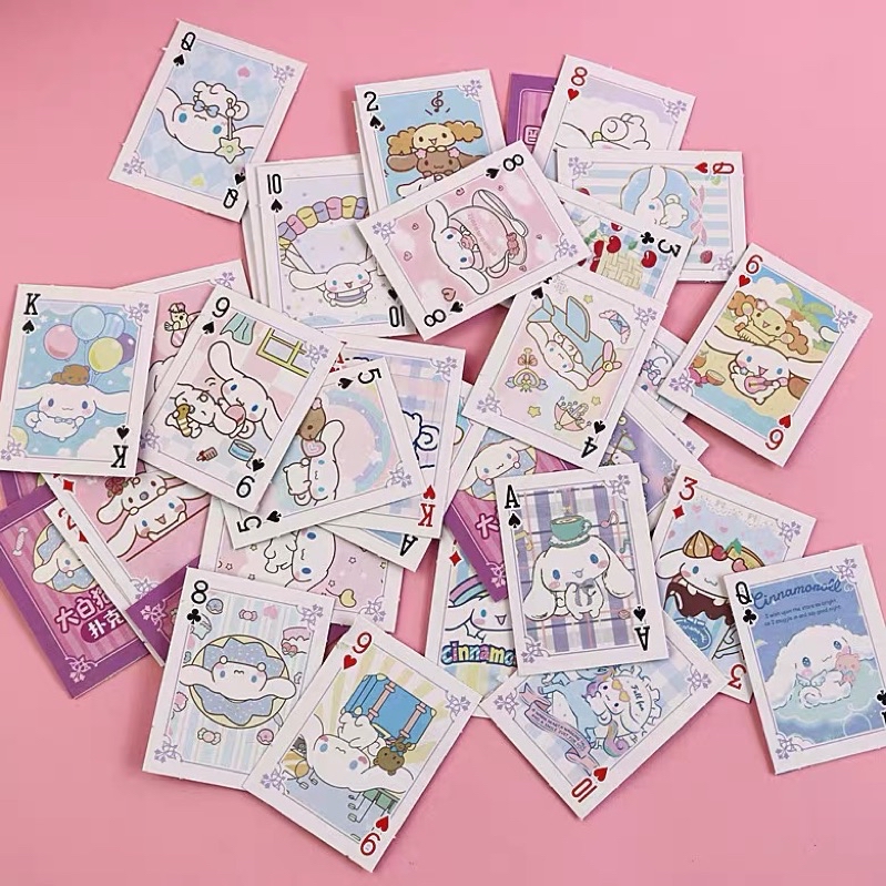 (Girly Stuffs) Sanrio Mini Poker Cards Cute Collectible Cards Kuromi ...