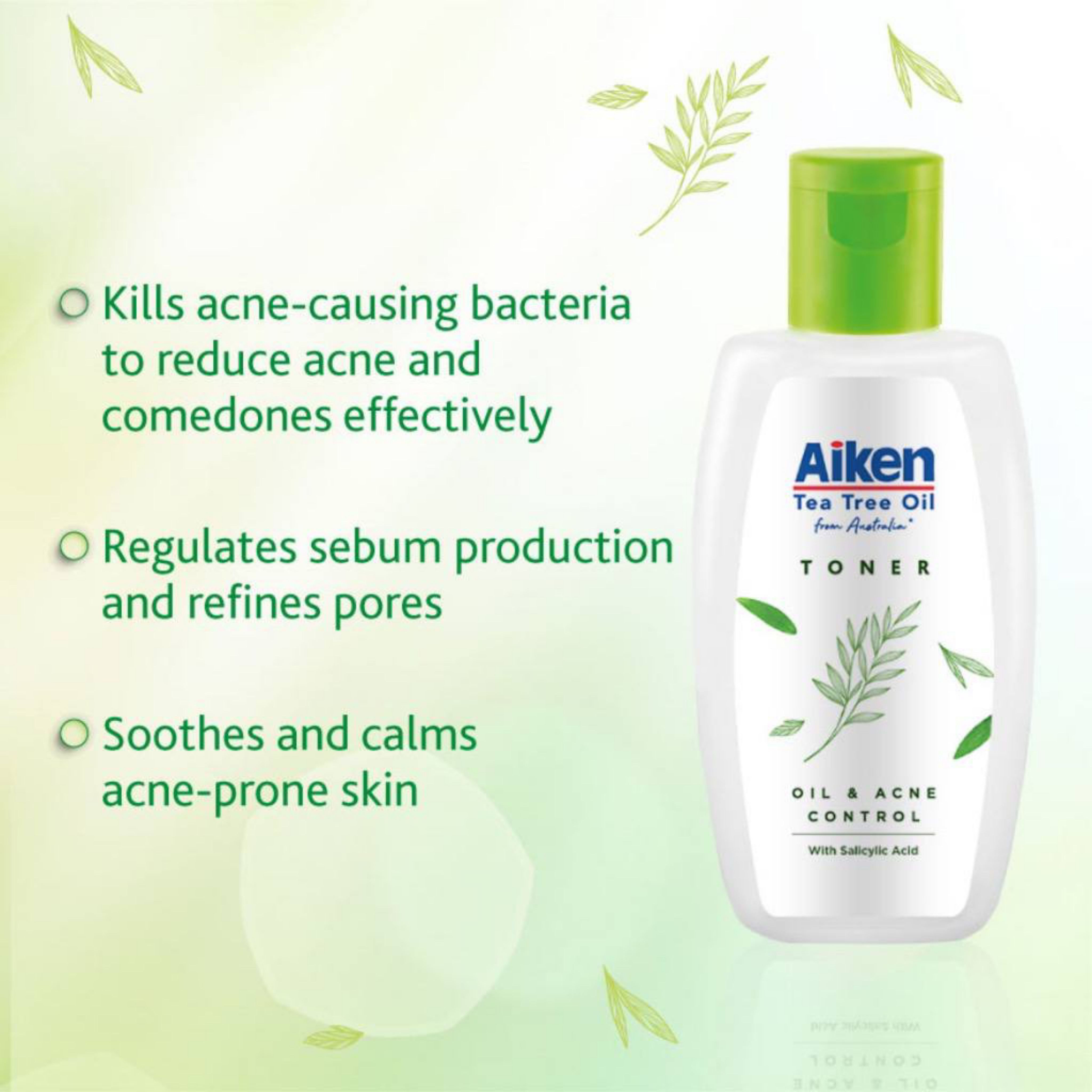 Aiken Tea Tree Oil Series : Pencuci Muka | Toner | Moisturizer | Pimple ...