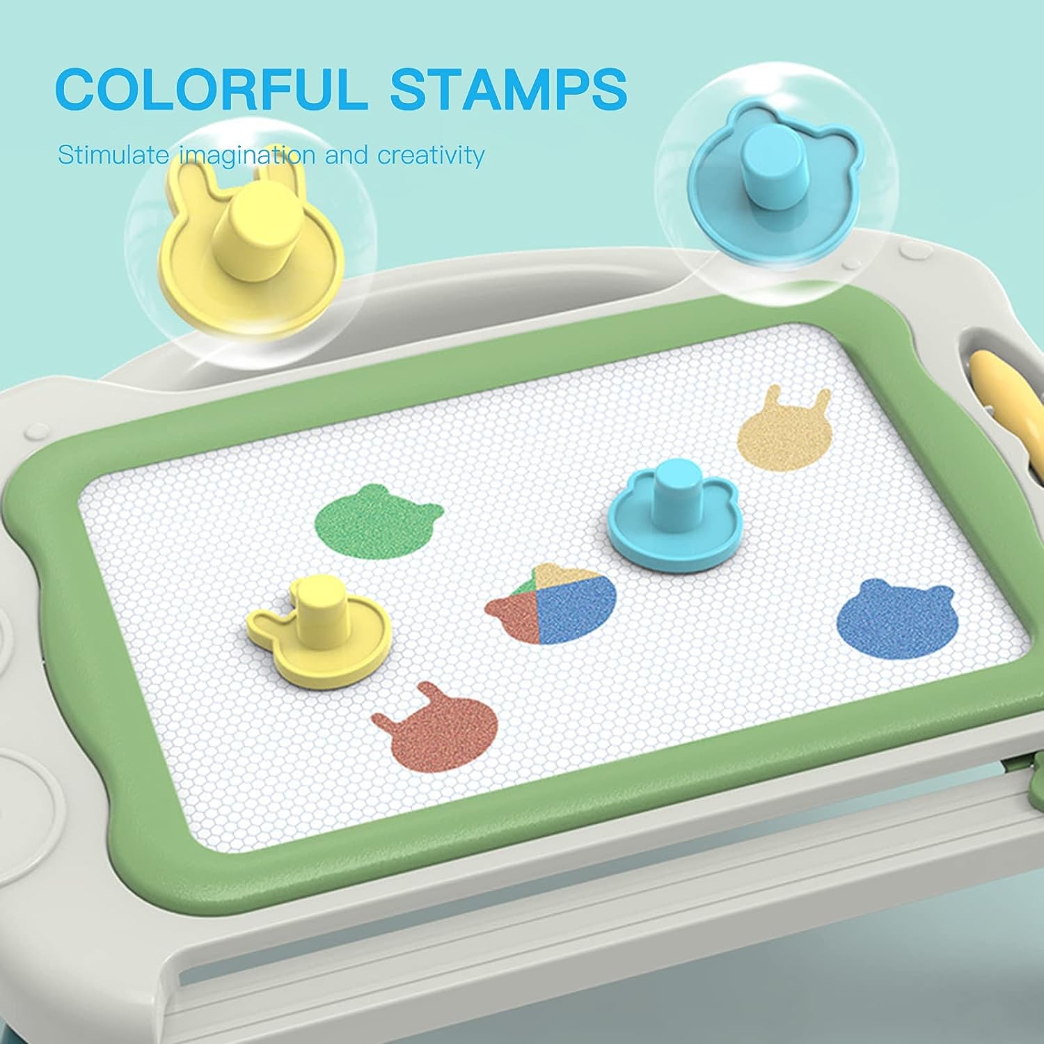 2 In 1 Magnetic Colorful Drawing Doodle Board Erasable Colorful Doodle ...