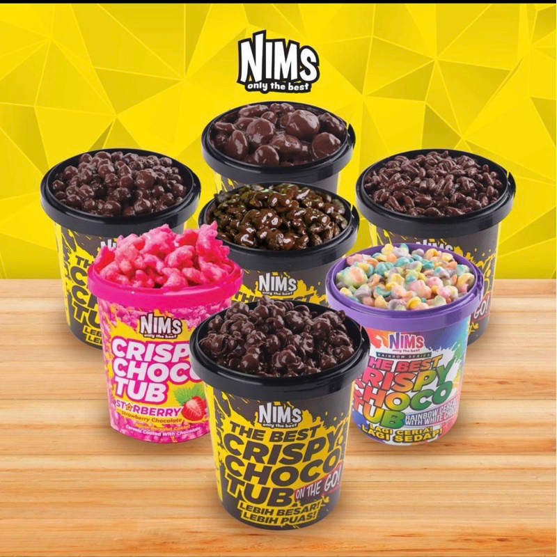 NIMS CHOCO TUB Halal (Coco Rice / Rainbow Coco / Strawberry Choco / N's ...