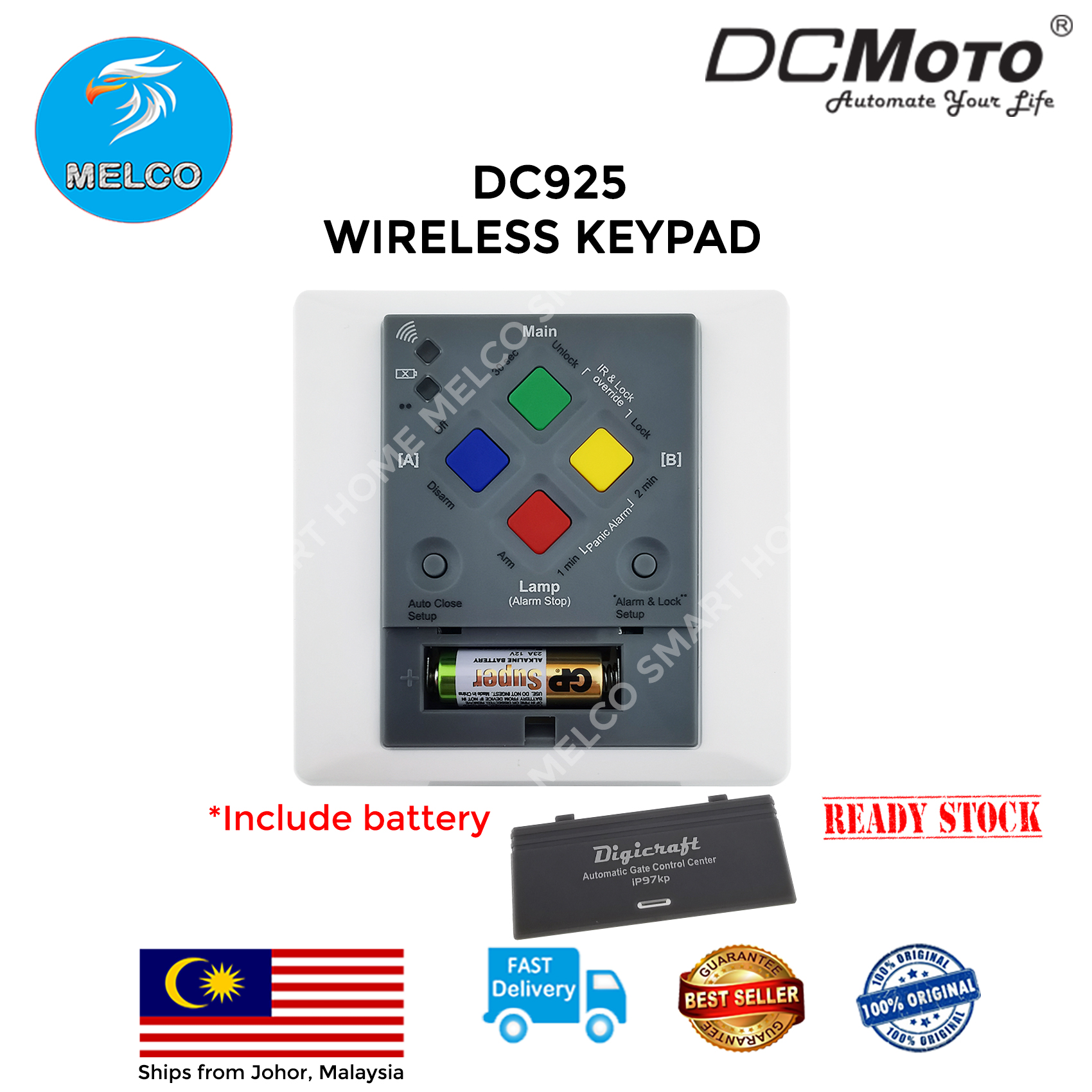 DC Moto GFM925 Wireless Keypad / Dcmoto 925 / Dc925 | Shopee Malaysia