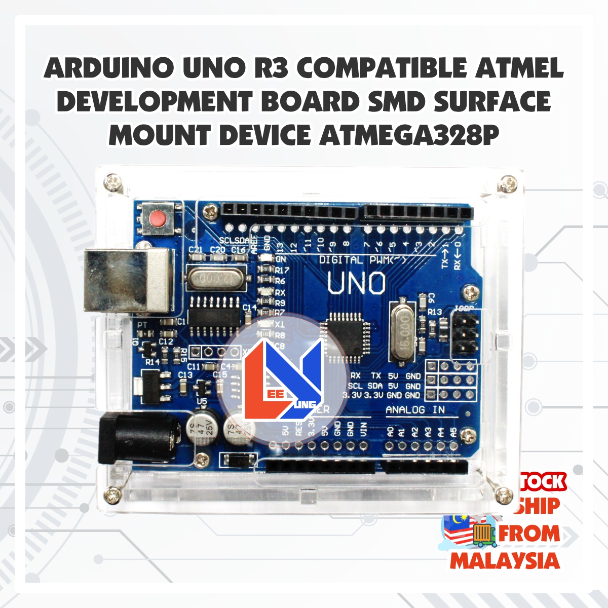 Arduino UNO R3 Compatible Atmel DIP ATMEGA328P UNO With USB B type ...