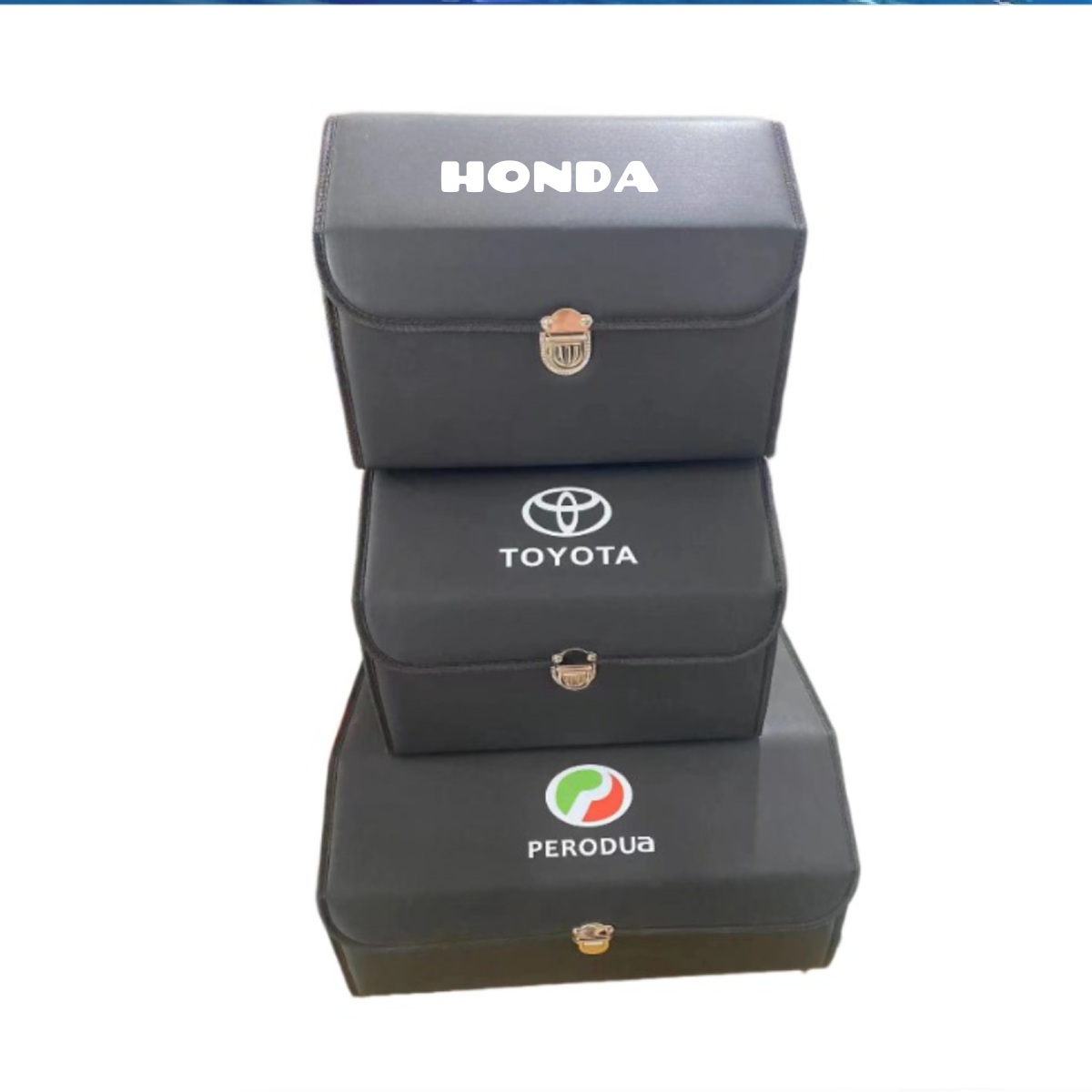 Bezza Axia Alza Ativa X70 X50 Saga Flx City Exora Car Trunk Storage Box ...