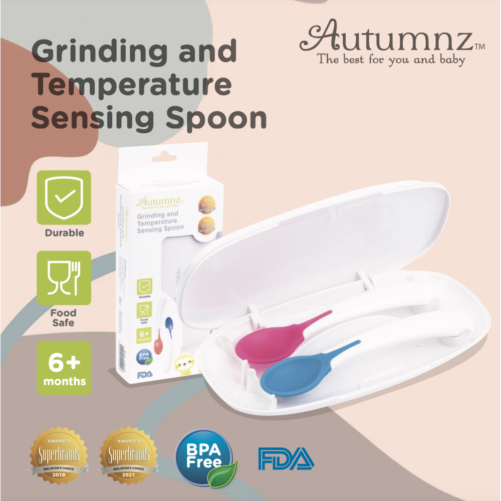 Autumnz Tableware Bendable Spoon and Fork Set | Spill Proof Baby ...