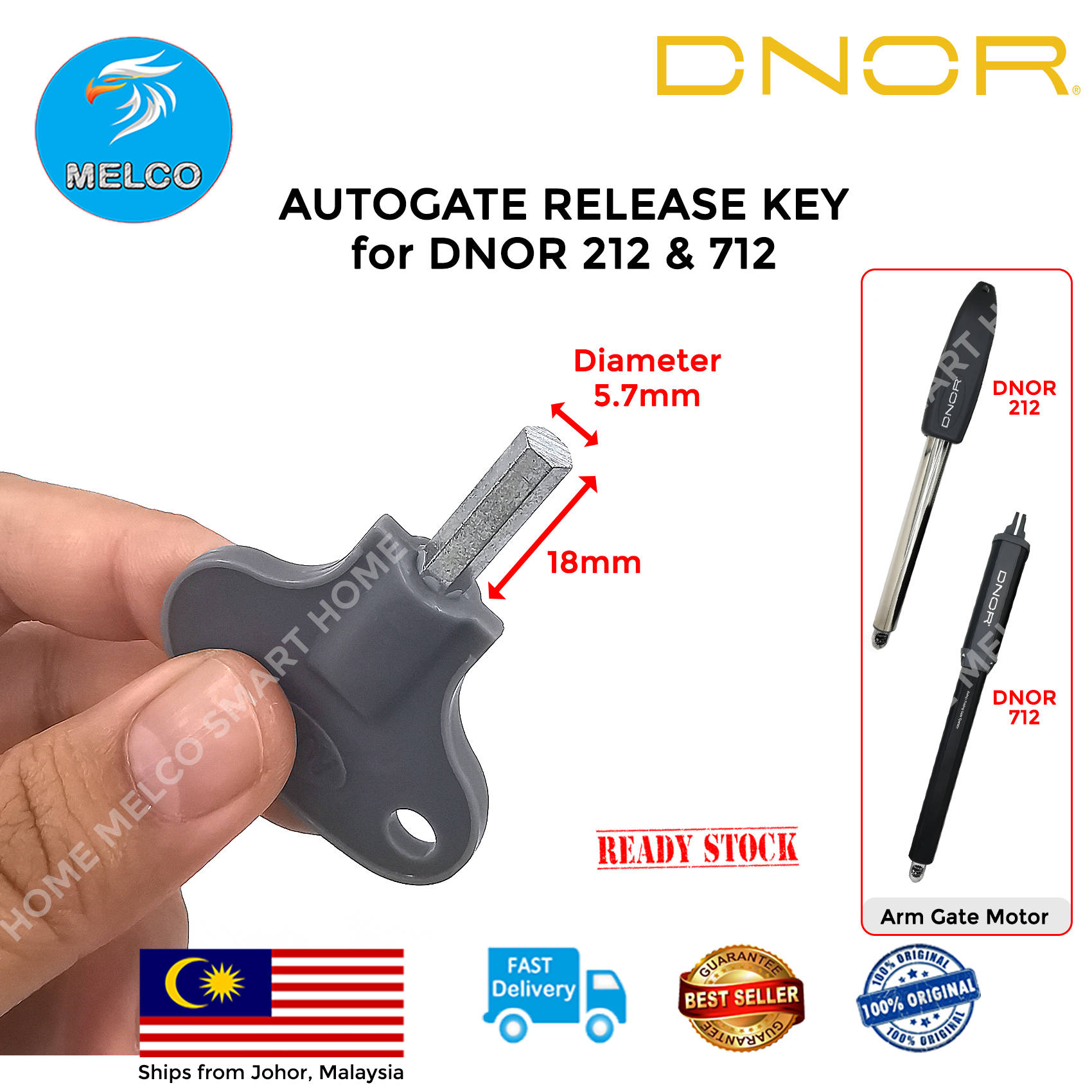 Autogate Motor Release Key Dc Sliding Motor | Shopee Malaysia