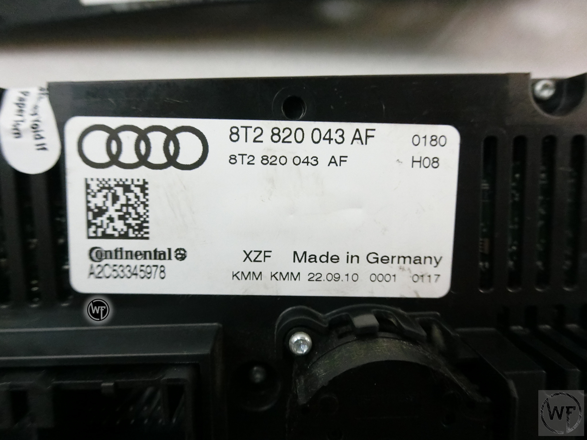 Audi A4 S4 B8 8K 08-16y / A5 S5 8T 8F 07-16y / Climate Control Panel ...