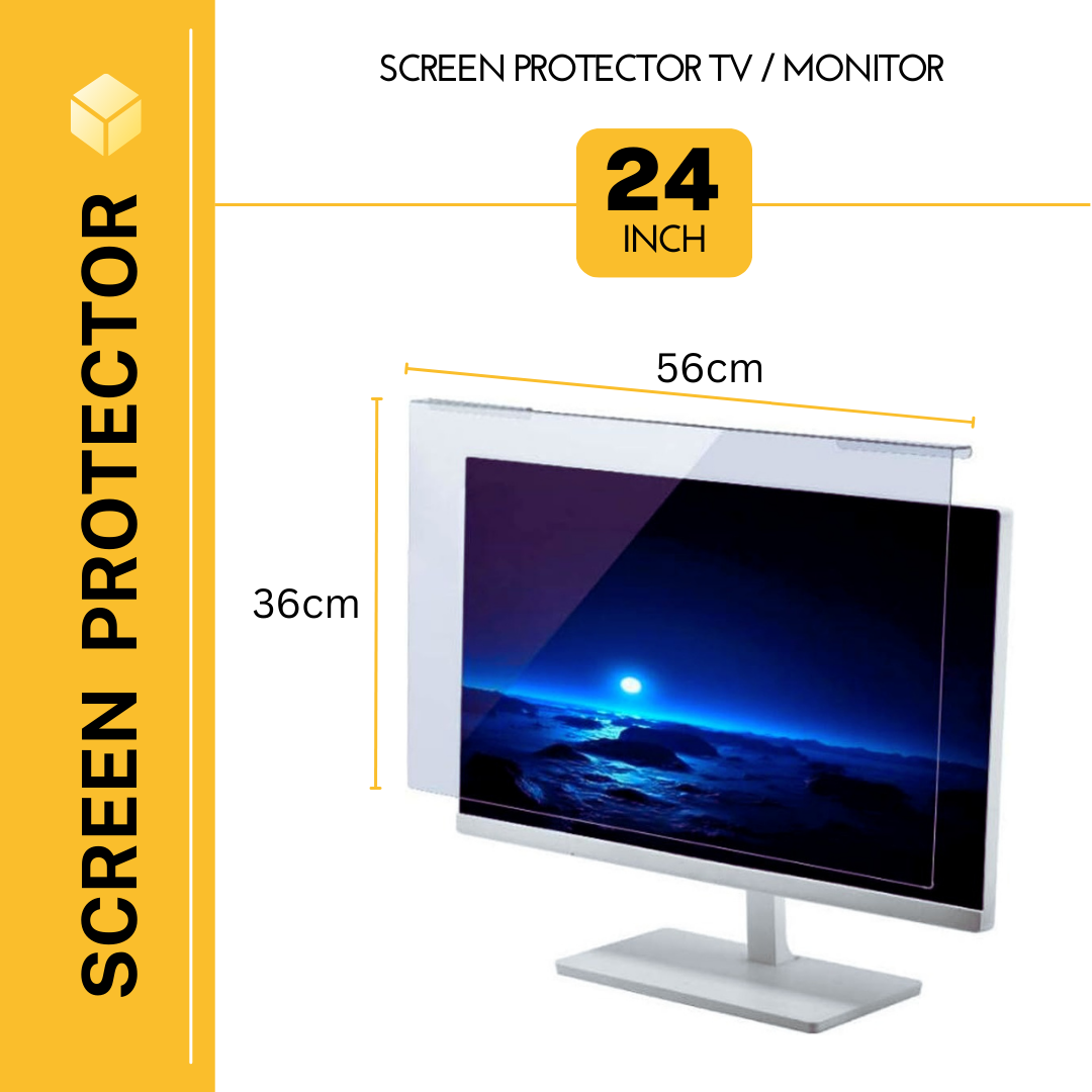 TV Cover & Monitor Cover Anti-blue Light Acrylic Hanger Screen ...