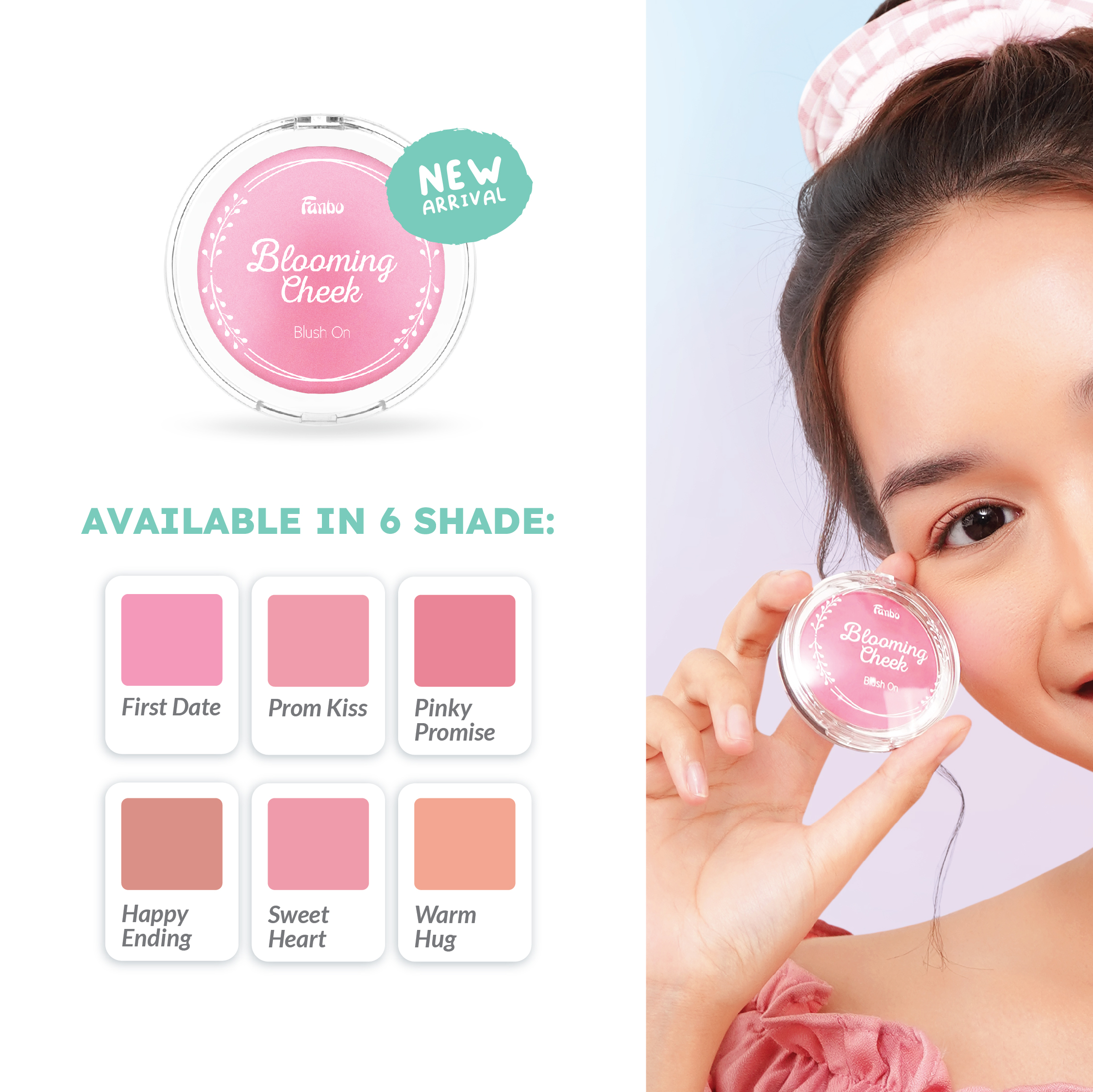 Fanbo Blooming Cheek Blush On 4g | Shopee Malaysia