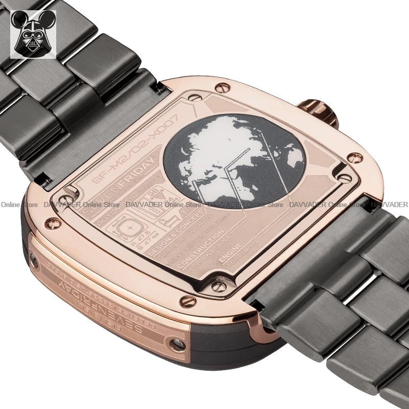 SEVENFRIDAY M2/02 Men's Analog Watch M-Series Square Automatic 47.6mm x ...