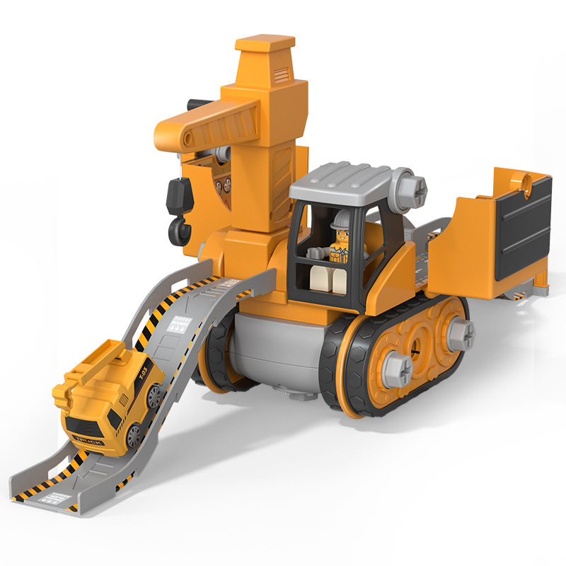 Engineering Excavator Tractor Construction Toy Kid Brain Intelligence ...