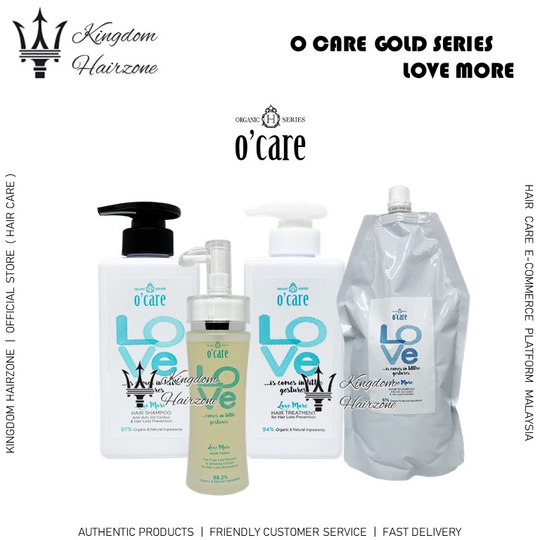 O'Care Organic Love More Shampoo / Treatment / Refill Shampoo / Hair ...
